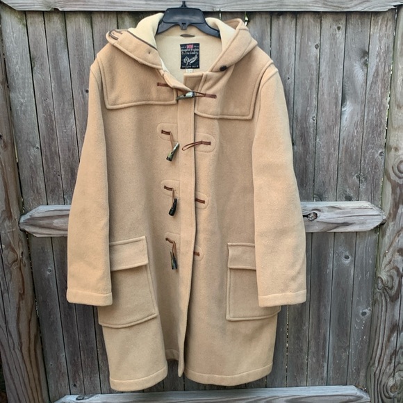 Jackets & Coats | Original English Gloverall Hooded Duffle Coat Size 48 ...